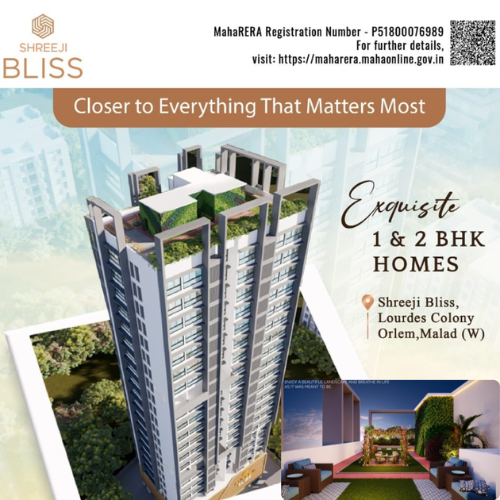 Shreeji Bliss Orlem Malad West - Shreeji Plaza Orlem